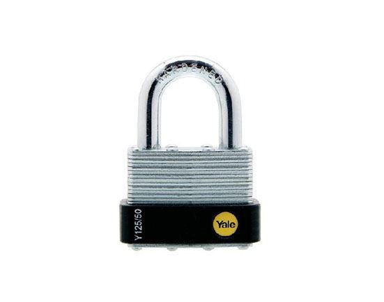 Yale Classic Series Outdoor Laminated Steel Padlock 50mm - Y125/50/129/1