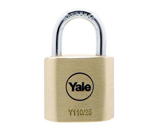 Yale Classic Series Outdoor Solid Brass Padlock 25mm with Multi-pack ...