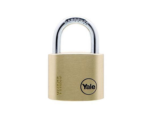Yale Classic Series Outdoor Solid Brass Padlock 35mm with Multi-pack ...