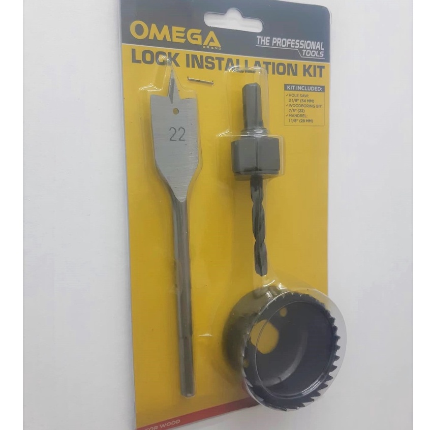 OMEGA Lock Installation Kit | Lock Door Knob Installation Kit Standard ...