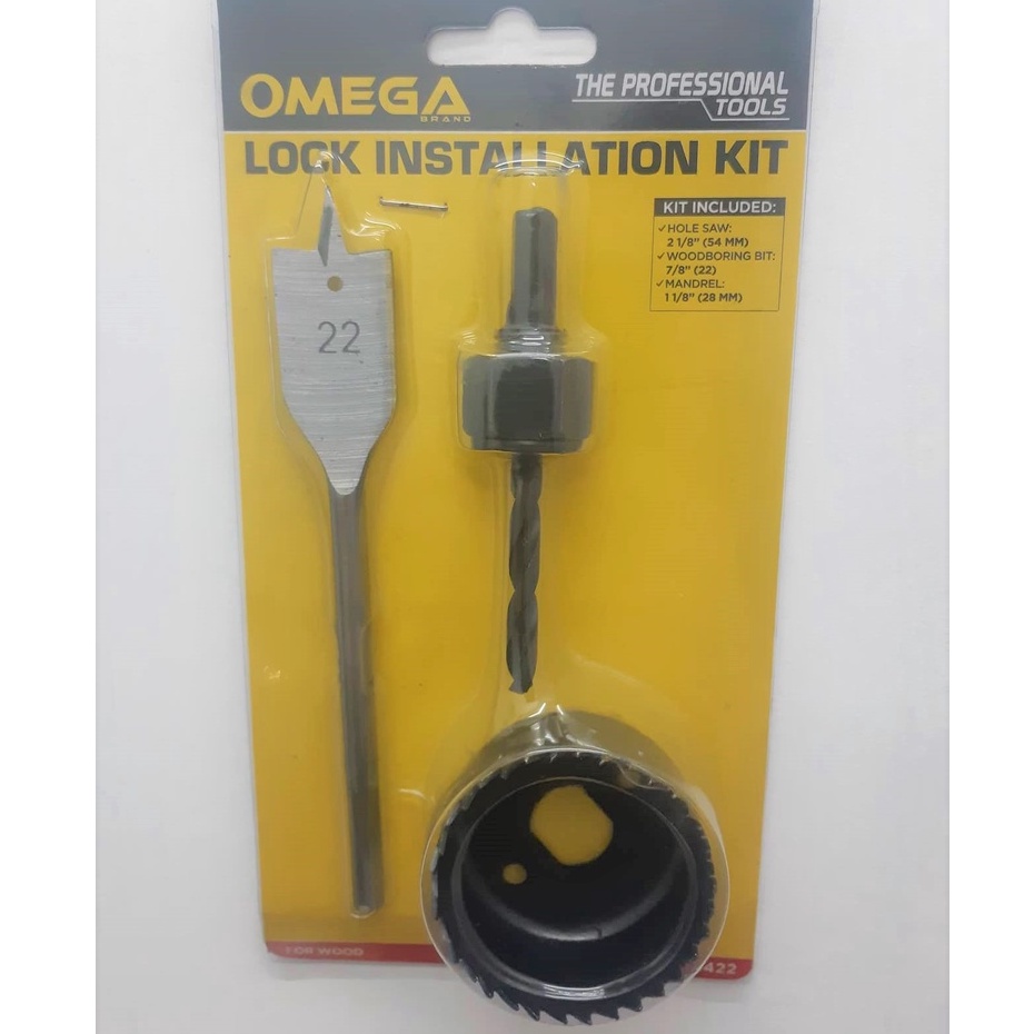 OMEGA Lock Installation Kit | Lock Door Knob Installation Kit Standard ...