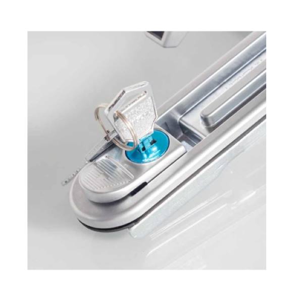 Push lock and turn with key